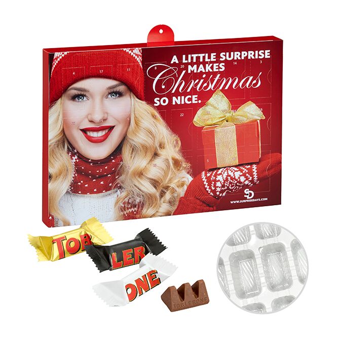 Premium Gift Advent Calendar with Toblerone Mini Mix bulk orders ...