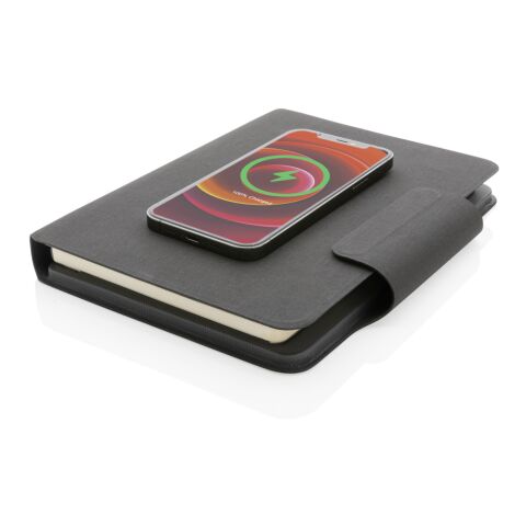 Artic Magnetic 10W wireless charging A5 notebook with logo allbranded